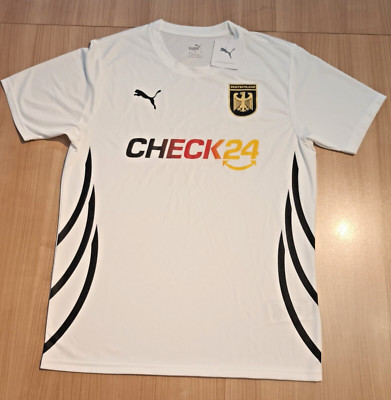 NEU PUMA DEUTSCHLAND TRIKOT CHECK24 EM 2024 GRÖßE M FUßBALL UEFA DFB ...