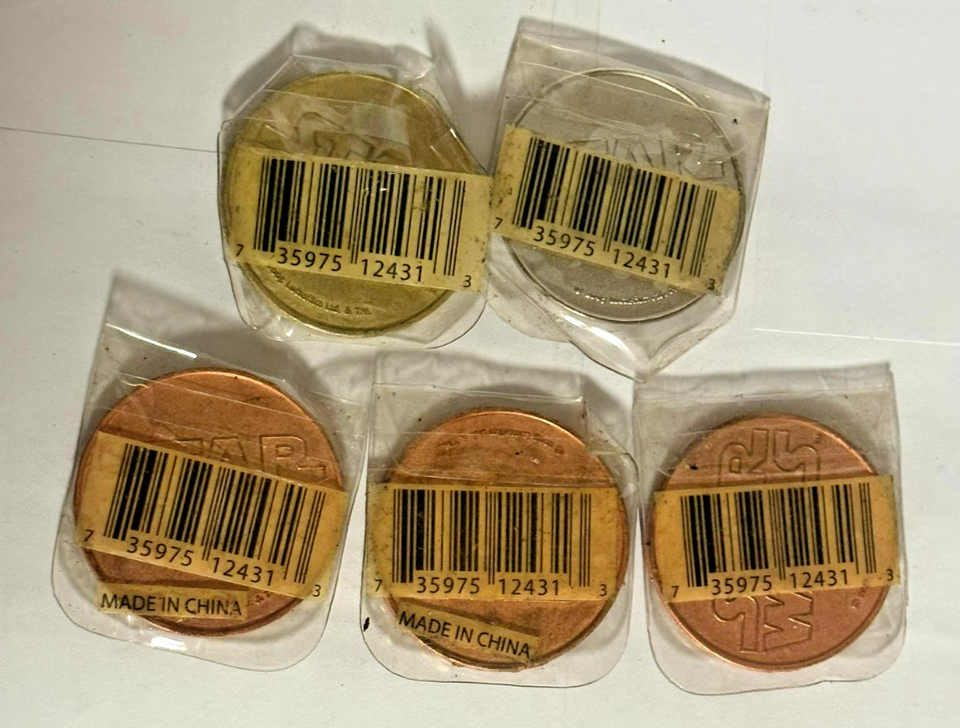 2005 Star Wars Coins Set Of 5 Sealed Please Read | eBay