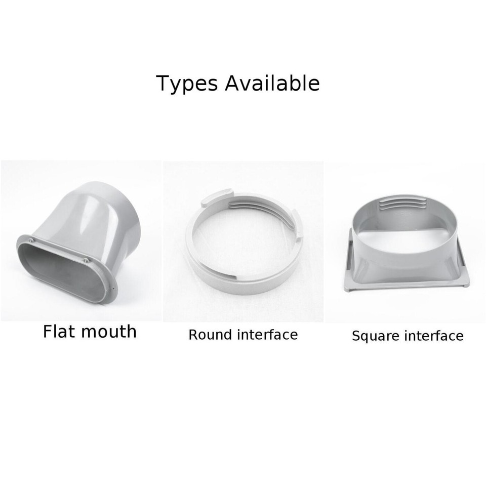 Plastics Exhaust Hose Tube Duct Interface For Portable Air Conditioner ...