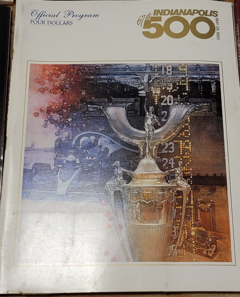 INDY 500 Programs Lot of 8, 60,71,81, 82,83,84,85 And 86 & Indy 500 ...