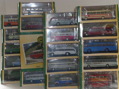 Neu Atlas Bus Collection Sammlung Auswahl 1:72 mit Heft Mercedes IFA ...