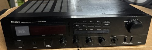 Denon DRA-25 Receiver Amplifier AM/FM Tuner Phono Input Hi-Fi TESTED ...