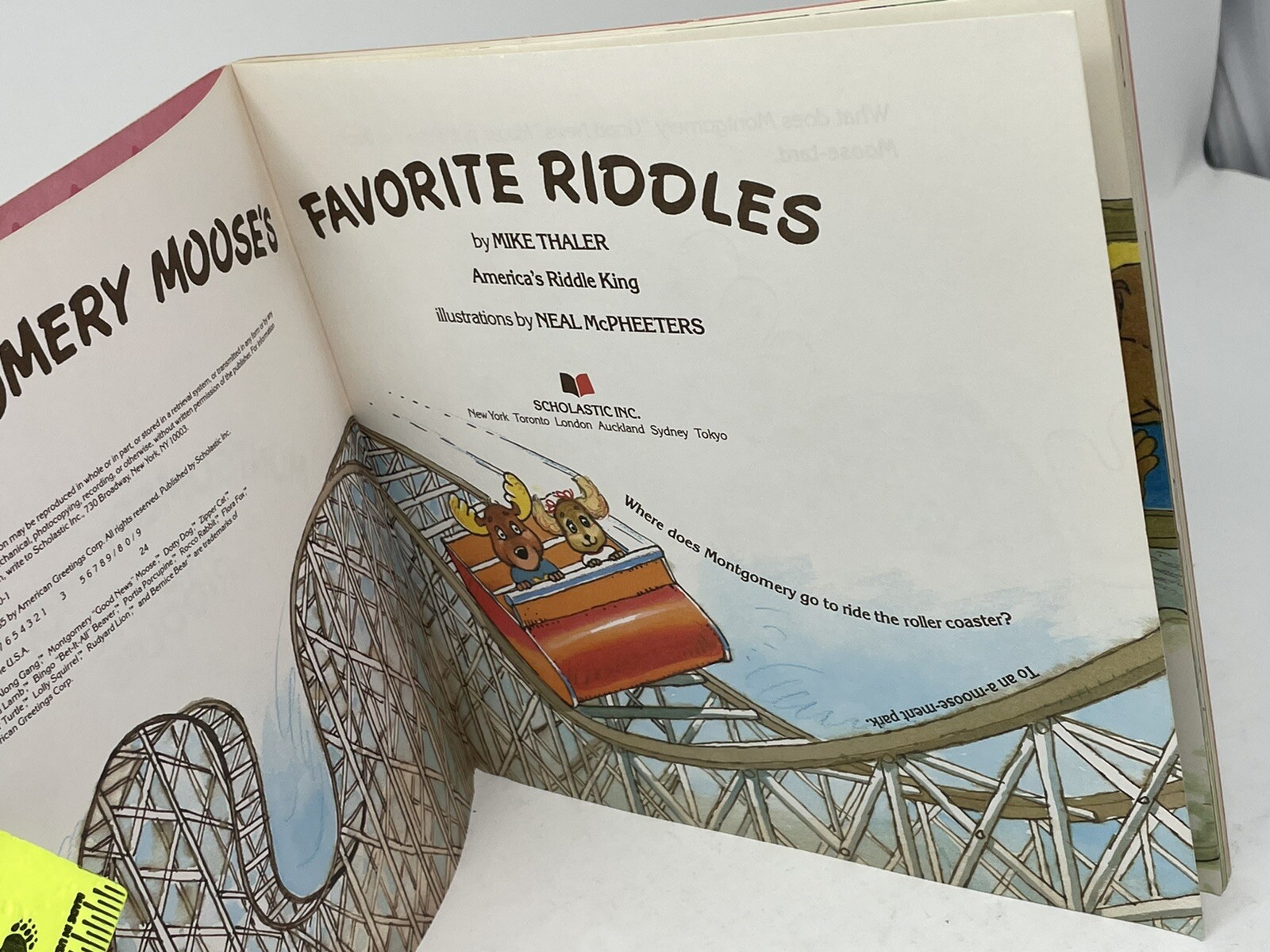 Get Along Gang Montgomery Moose’s Favorite Riddles PB Book 1985 Mike ...