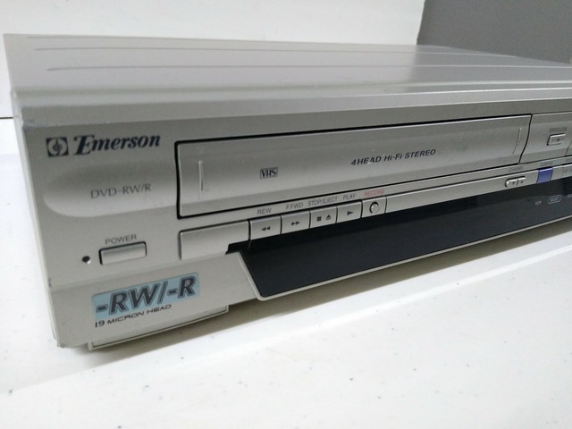 Emerson EWR20V5 DVD VCR Combo Player 4 Head Hi-Fi Recorder VHS-DVD NO ...