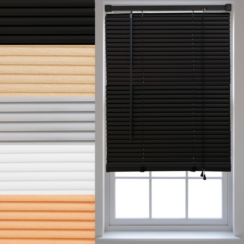 Venetian Window Blinds PVC Trimmable Blind for Home Office Easy Fit ...