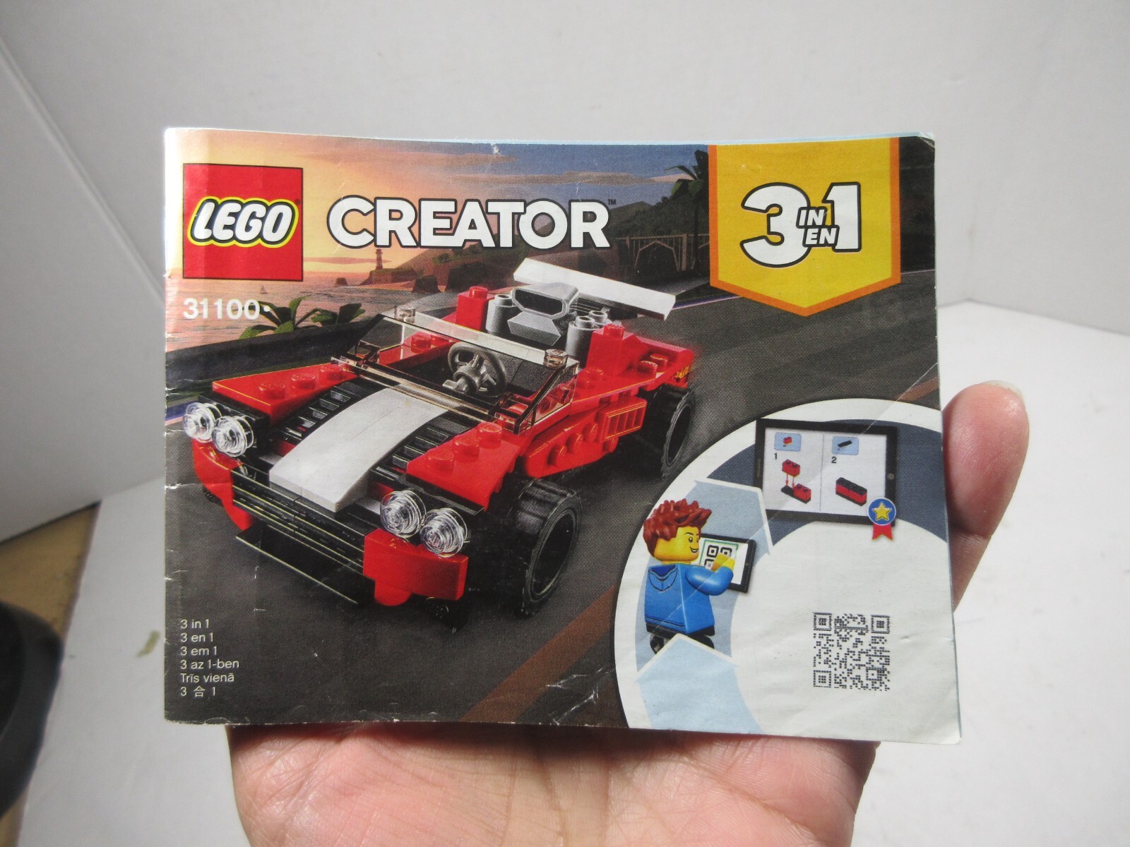2020 LEGO 31100 Creator 3 in 1 Sports Car Toy instruction manual only ...