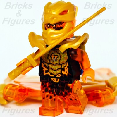 LEGO® Ninjago Cole Golden Dragon Minifigure Crystalized 71770 njo781 ...