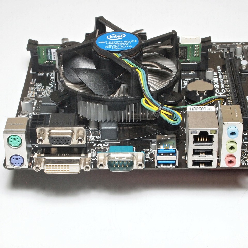 Gigabyte GA-H81M-S2PV MicroATX Motherboard + Intel i5-4460 CPU + 8GB ...