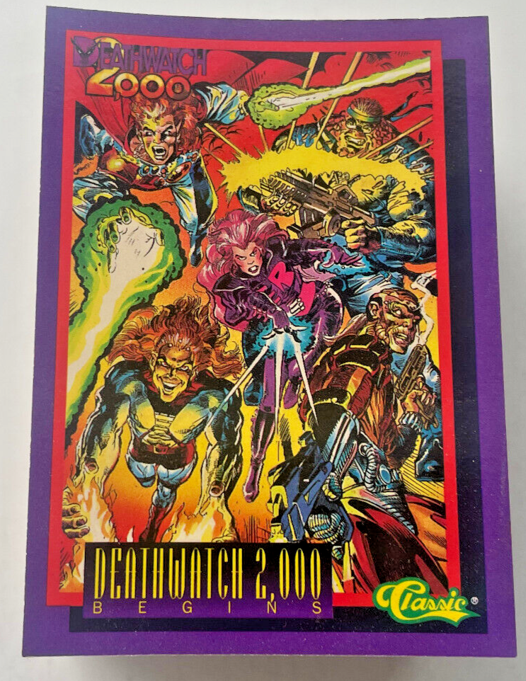 1993 Classic Deathwatch 2000 Trading Card Set of 100 Comic Book Cards ...
