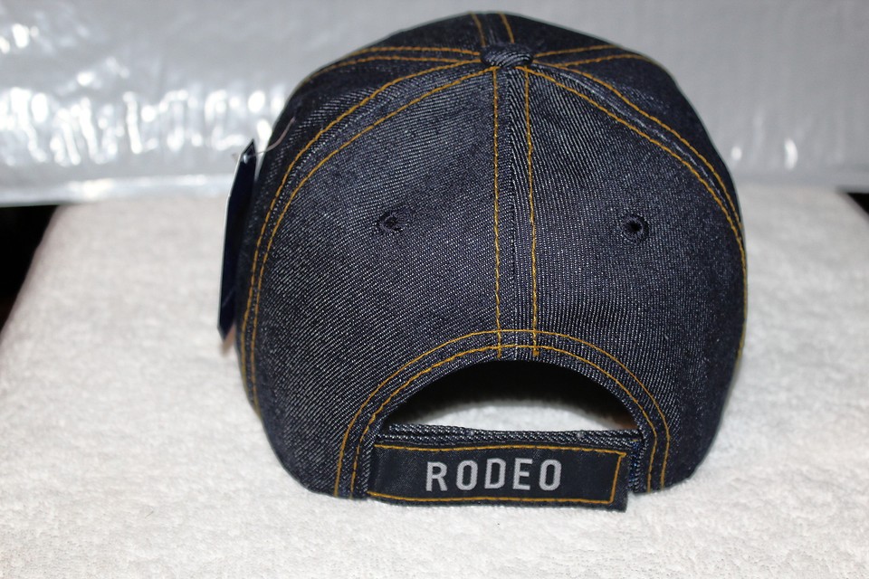 COWBOY RIDING BUCKING HORSE HORSESHOE STAR STARS RODEO BASEBALL CAP | eBay