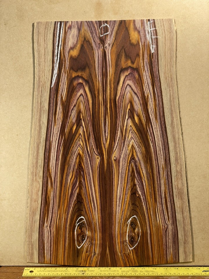 Cocobolo Guitar Back / Top Book-matched rosewood Instrument Wood ...