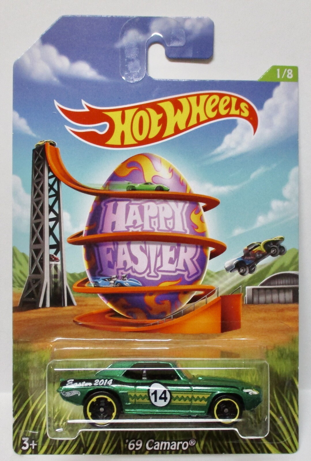 2014 HOT WHEELS HAPPY EASTER '69 CAMARO GREEN 1/8 COMBINED SHIPPING P7 ...