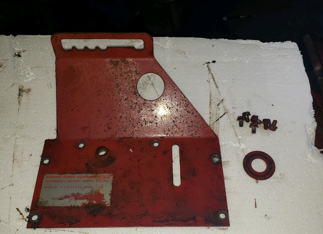 Snapper I 524 Snowblower Shifter Quadrant Bracket With Bolts Model 5240 ...