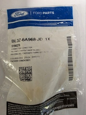 Genuine Ford Connector Oil Tube BL3Z-6A968-JD | eBay