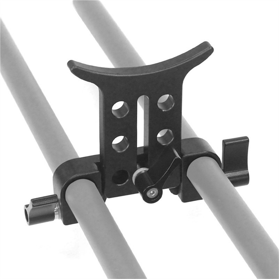 Alloy 15MM Lens Support Bracket Holder Adapter For DSLR Rig Rod Clmap ...