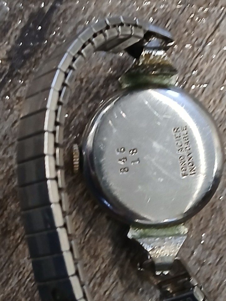 Vintage Fond Acier WATCH For PARTS / REPAIR LANDI FOND ACIER INOXYDABLE ...