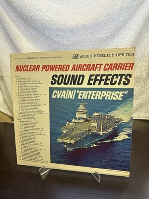 Vintage Aircraft Carrier Sound Effects Record CVA(N) “Enterprise” 1963 ...