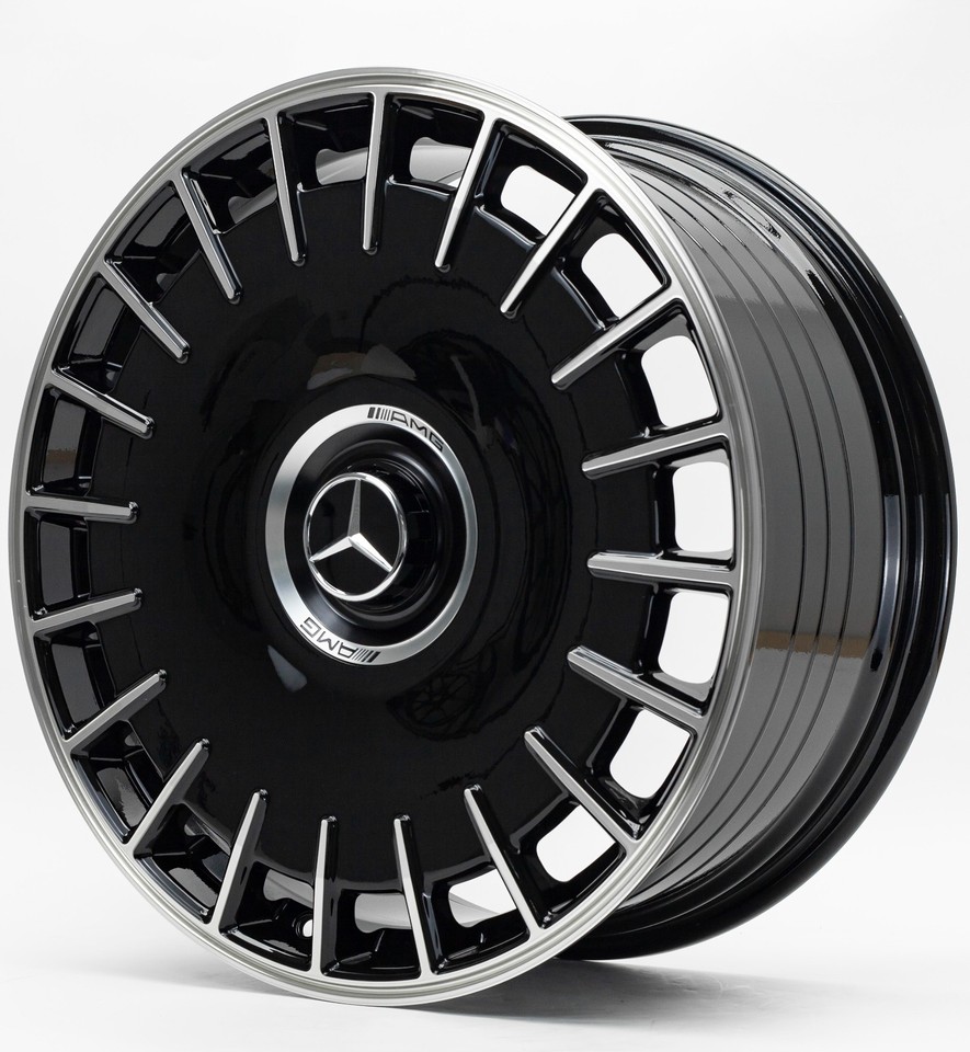 22" MONOBLOCK RIMS FIT MERCEDES G WAGON G65 G63 G550 G500 G400 WHEELS ...