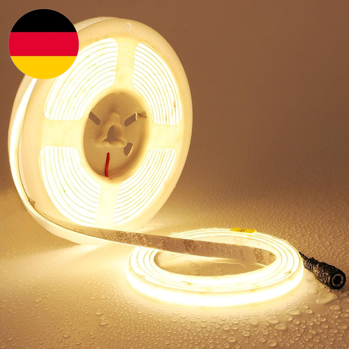 TOPAI 24V LED Streifen Diffus 5M 3000K Warmweiß IP65 Wasserdicht ...