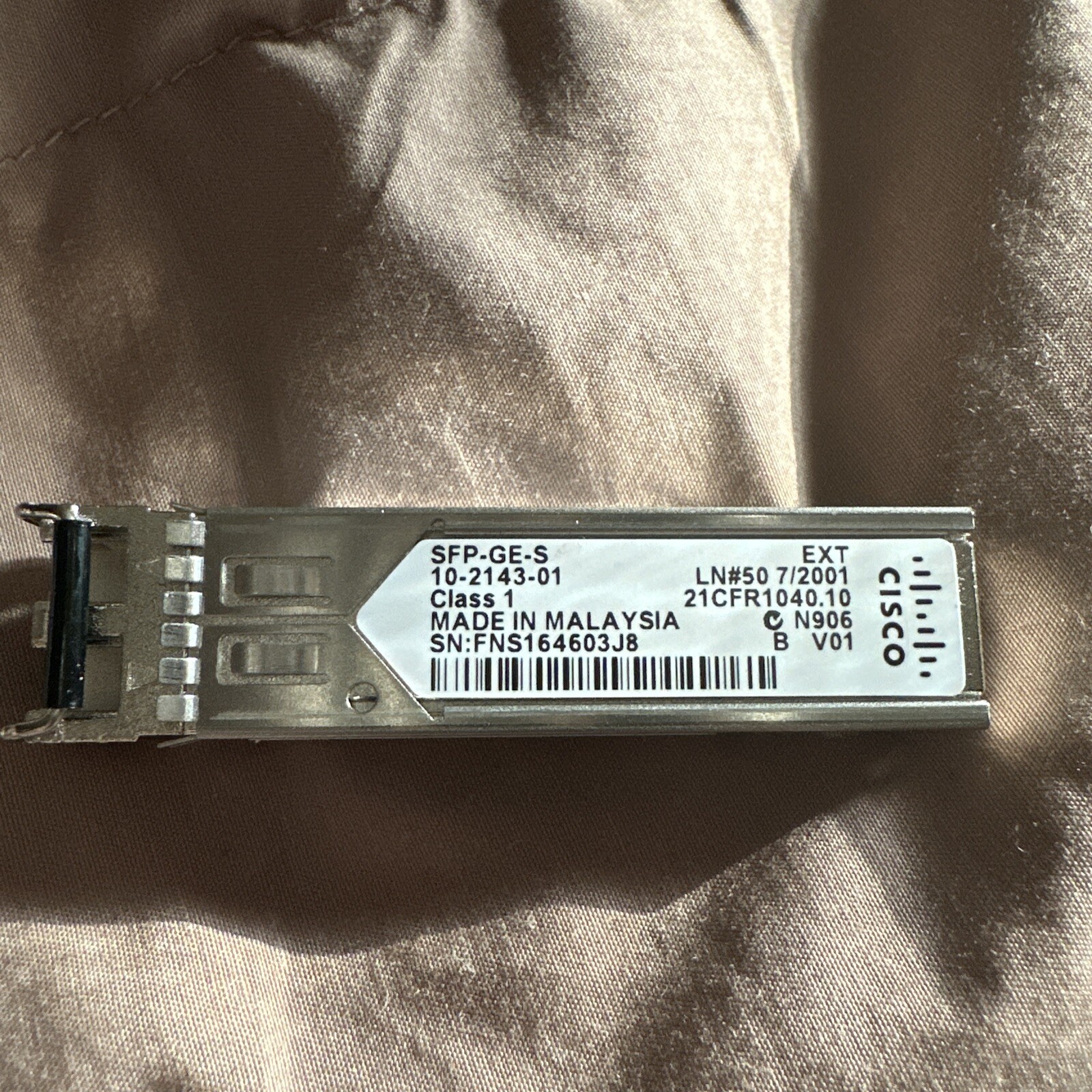 GENUINE CISCO SFP-GE-S 10-2143-01 1000BASE-SX SFP Open Box | eBay