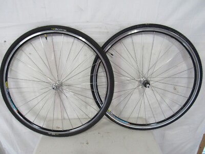 Mavic Open Pro Road Wheelset 700C Alloy Clincher Unbranded Silver Hubs ...