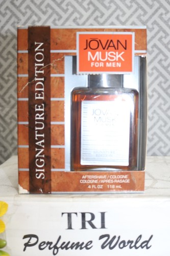 JOVAN MUSK for Men After Shave / Cologne Signature Edition Splash 4 fl ...