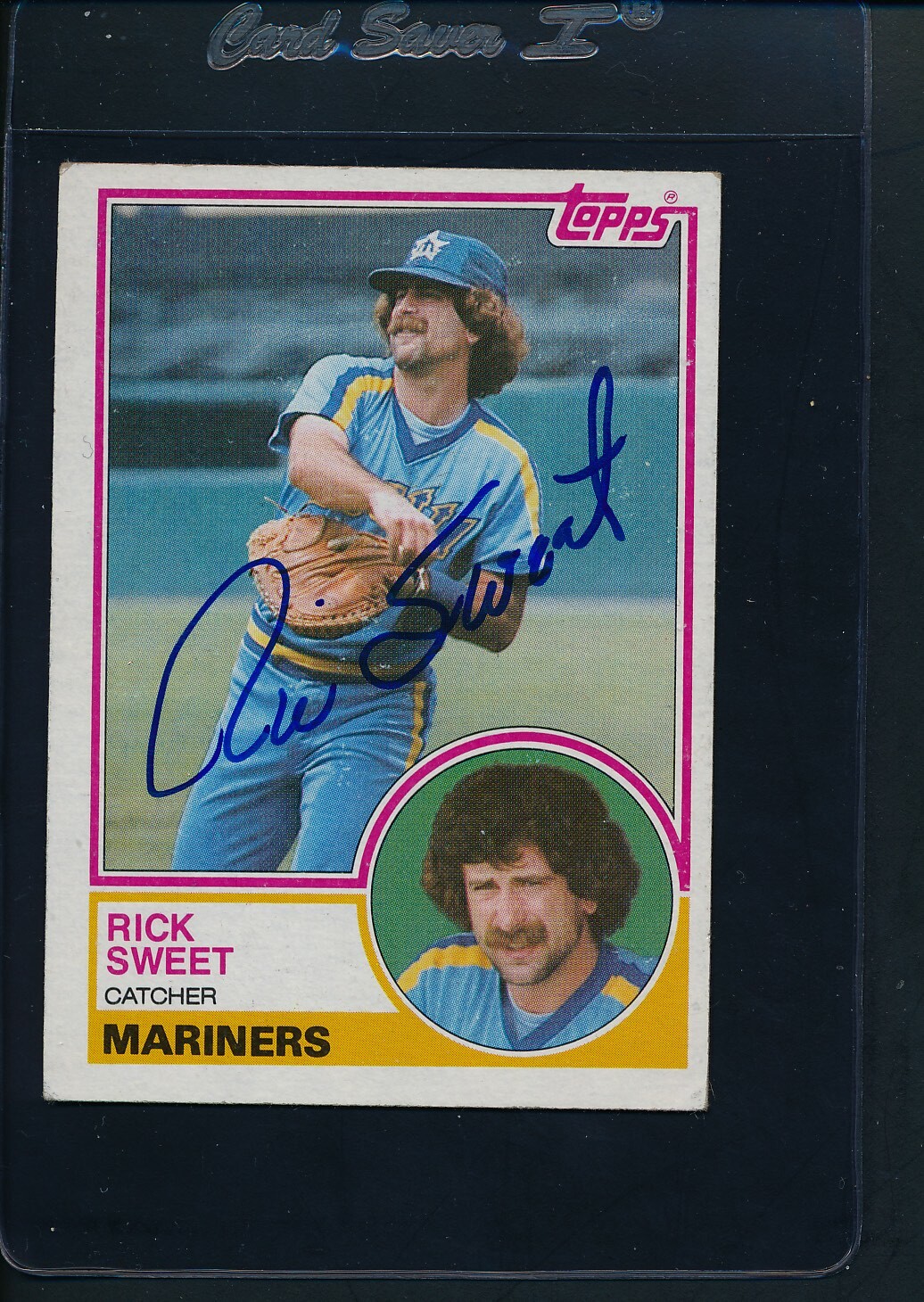 1983 Topps #437 Rick Sweet Mariners Signed Auto *40831 | eBay