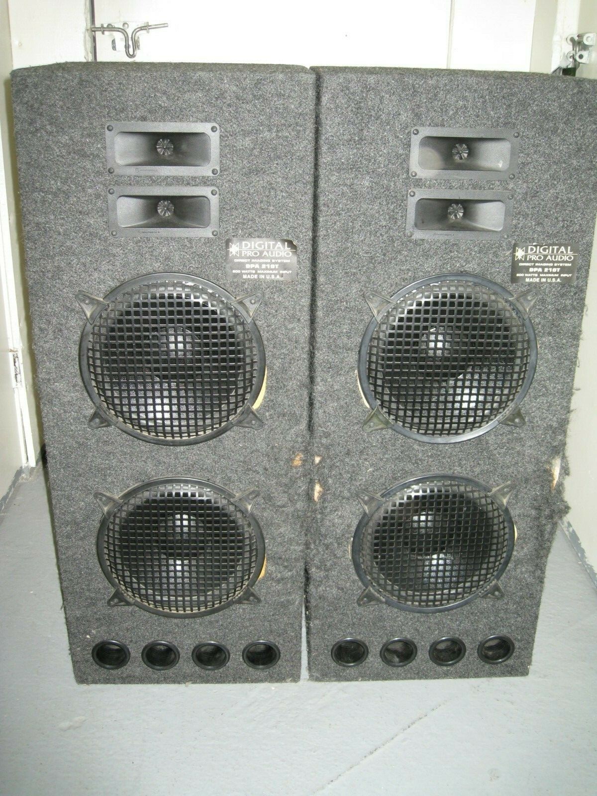 Digital Pro Audio DPA 210T (200 watts max input) Speakers | eBay