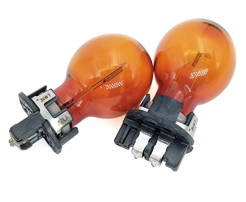PWY24W Amber Bulb Turn Signal Lamp for 15-17 Chrysler 200/ 17-20 ...