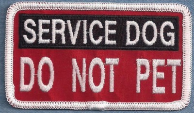 SERVICE DOG DO NOT PET - Service Dog vest patch | eBay