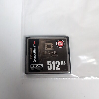 Lexar Professional 512MB 40x Compact Flash CF Memory Card | eBay