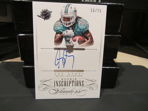 Panini Flawless Silver Rookie On Card Autograph Dolphins Jay Ajayi 16/ ...