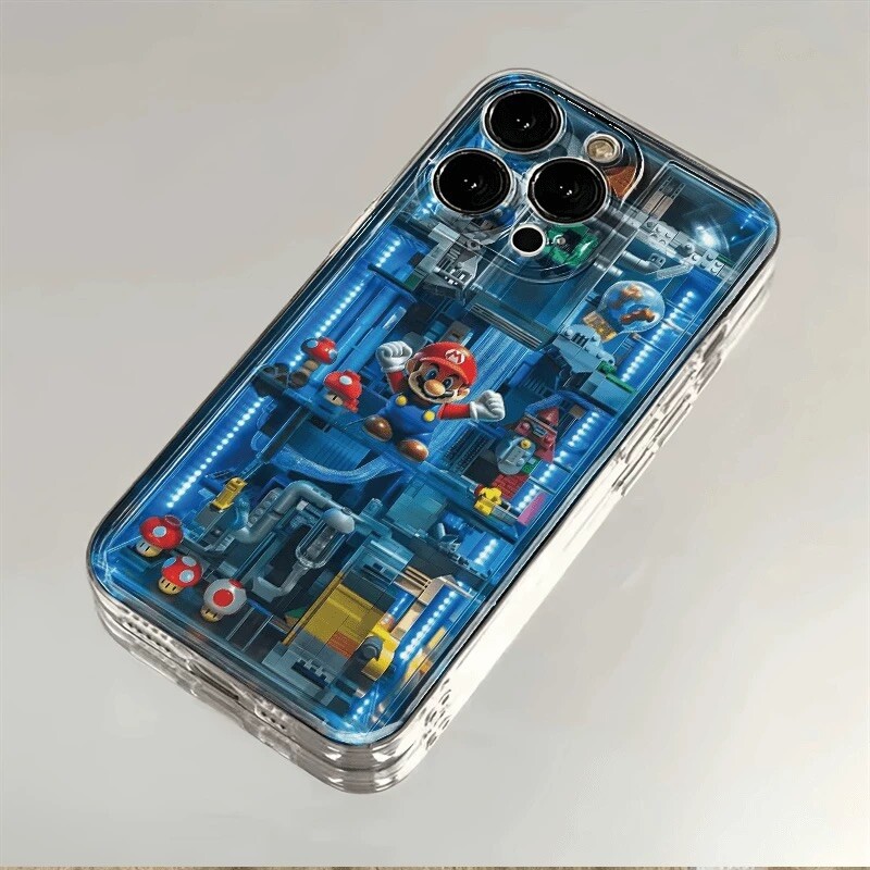 Pokémon Mario Novelty Phone Case For iPhone 15 15 Pro 15 Pro Max 16 16 ...