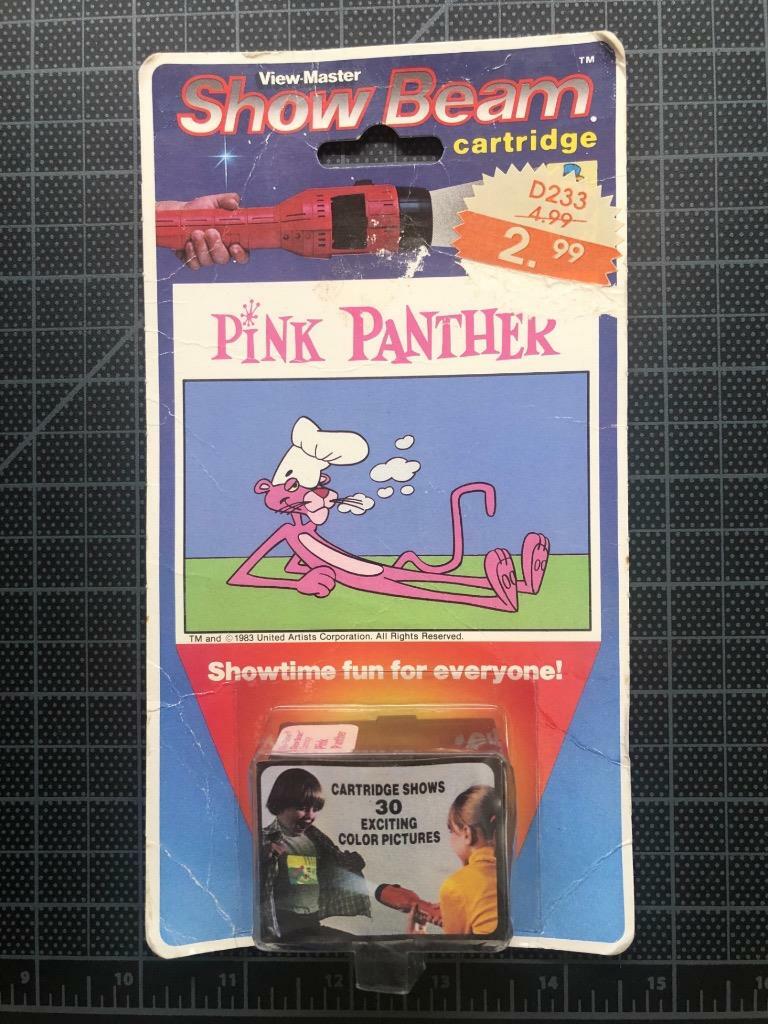 Vintage PINK PANTHER View-Master SHOW BEAM Projector CARTRIDGE Old ...