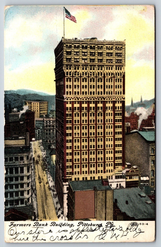 Vintage Farmers Bank Building Pittsburgh Pennsylvania Postcard E6 | eBay