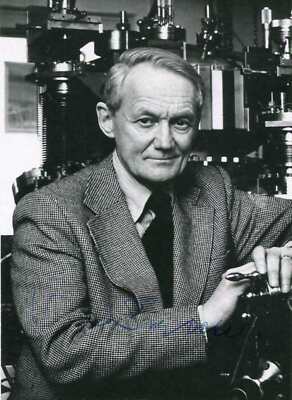 Kai Siegbahn (+) autograph, Nobel Prize in Physics 1981, signed photo ...