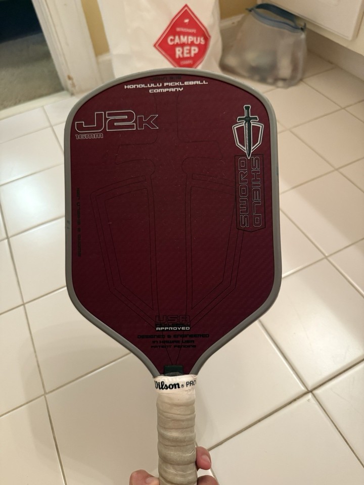 Honolulu Sword & Shield J2K Pickleball Paddle 16mm | eBay