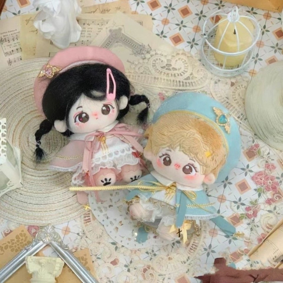 Pretty 10CM Doll Clothes 4pcs/set Doll Accessories Cute Hat Cape Kids ...