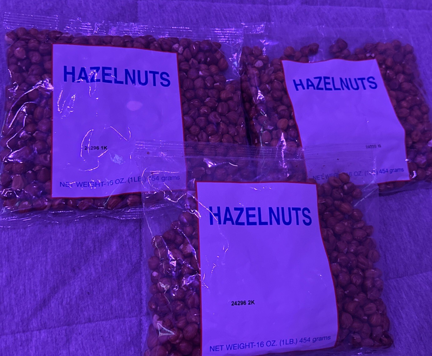 1 LB of Hazelnuts Bagged No Shell USDA Food USA Owned Whole Nut for ...