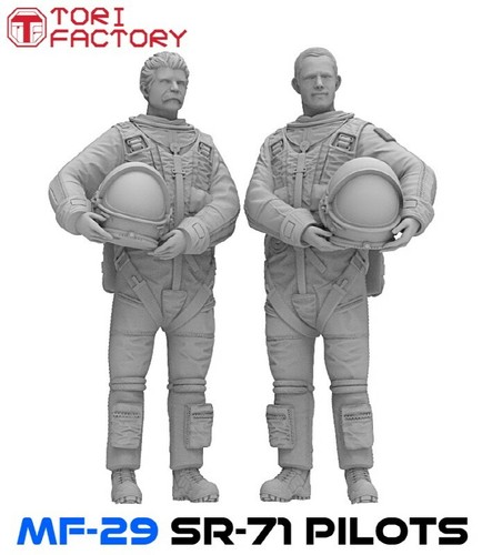 Tori Factory 1/48 US Air force SR-71 Pilots Set Resin Figure 3D ...