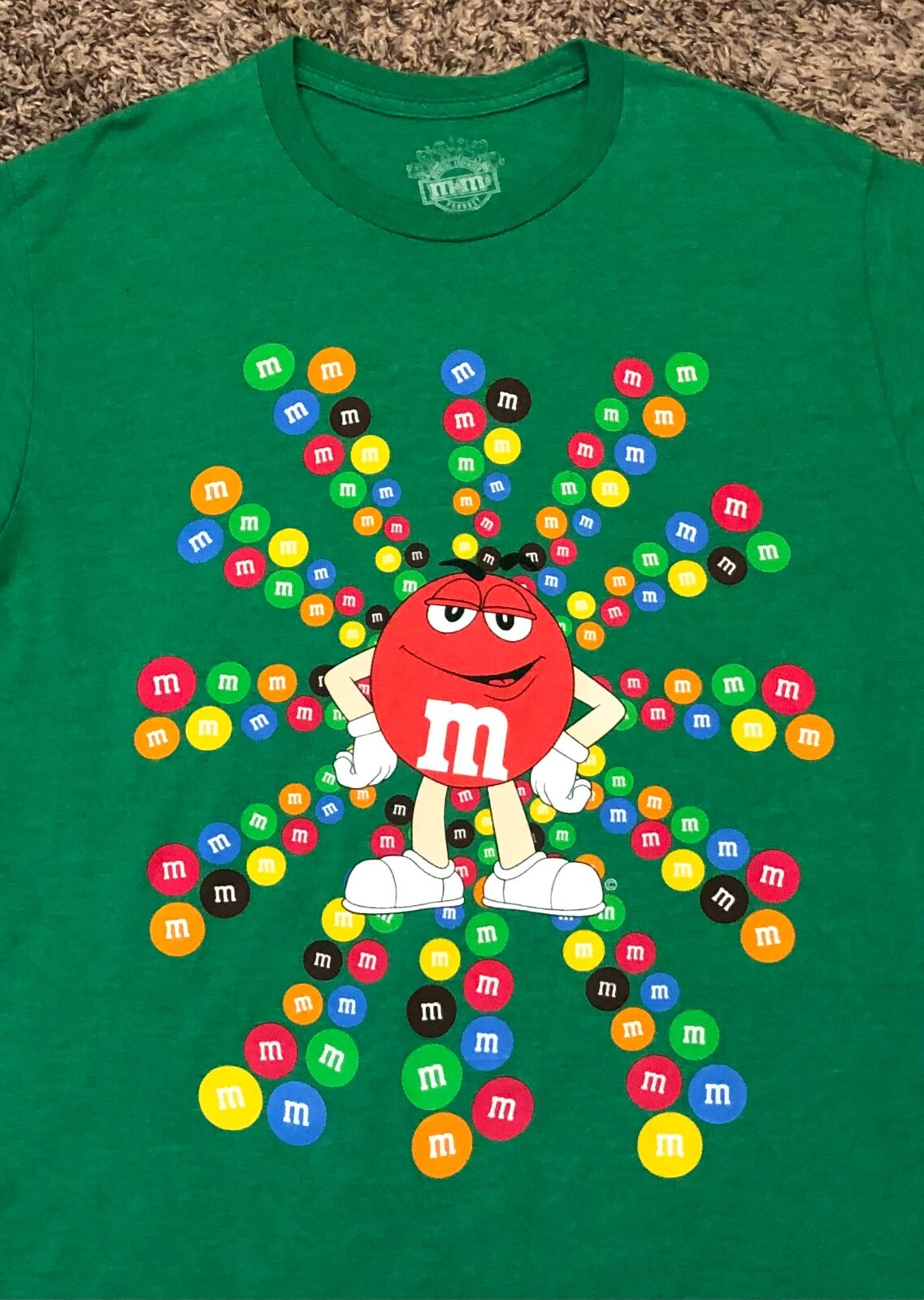 M & M's Official Original M & M Color Burst Men's Gre… - Gem