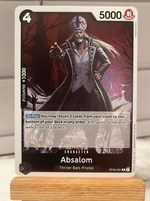 Absalom OP06-081 One Piece Card Game OP-06 Wings Of The Captain | eBay