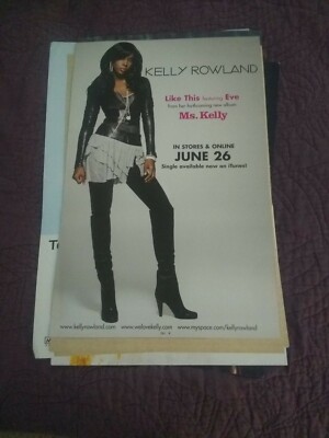 Kelly Rowland Vintage Promo Poster | eBay