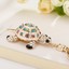 Cute Turtle Color Crystal CZ Pendant Keychain Women's Handbag Key Ring ...