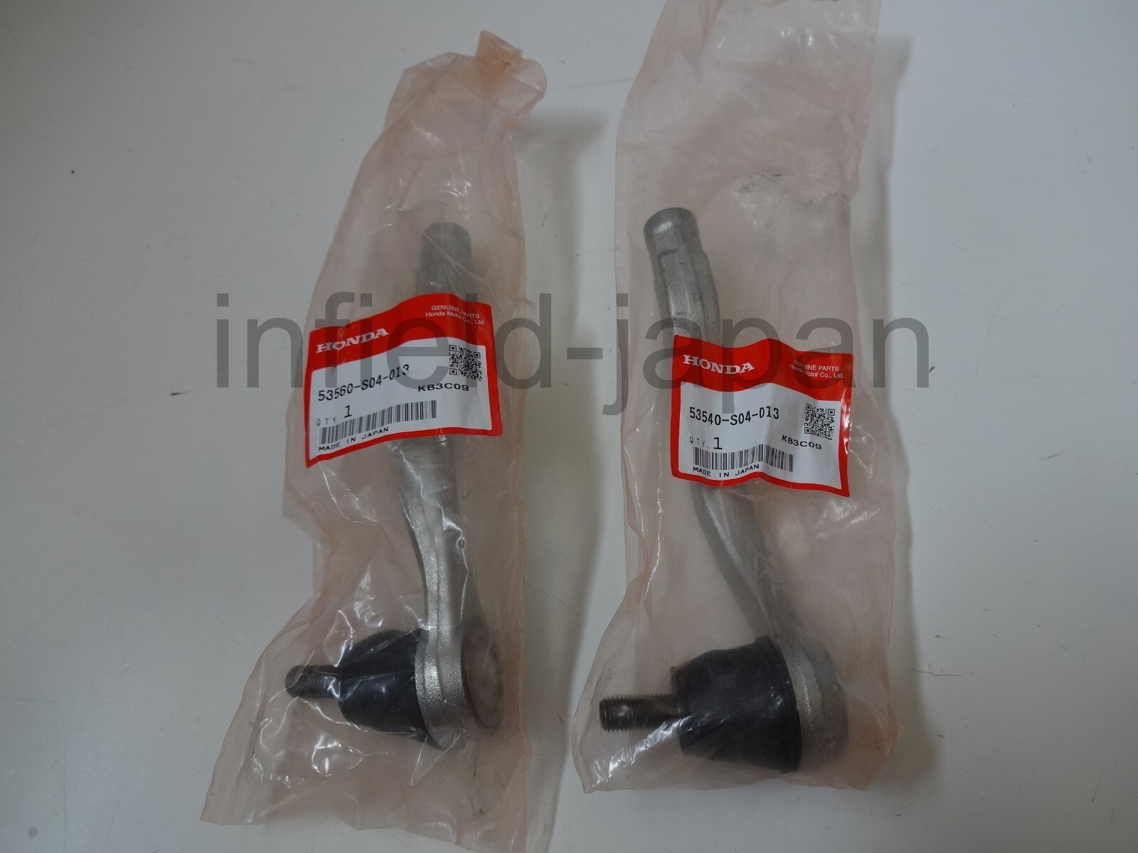 Genuine Honda L+R Outer Tie Rod Ends Pair 53540-S04-013 53560-S04-013 F ...