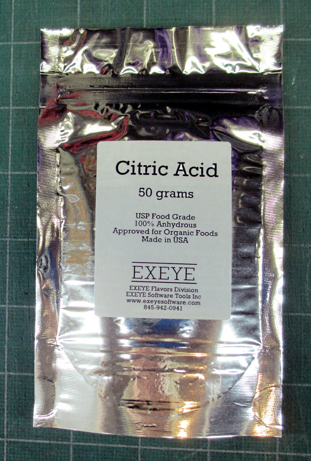 Citric Acid - 50 g - preservative for sodamix - makes 50 qts | eBay