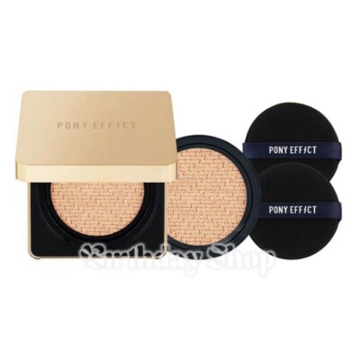 Pony Effect Coverstay Cushion Foundation EX 15g + Refill 15g SPF50+PA ...