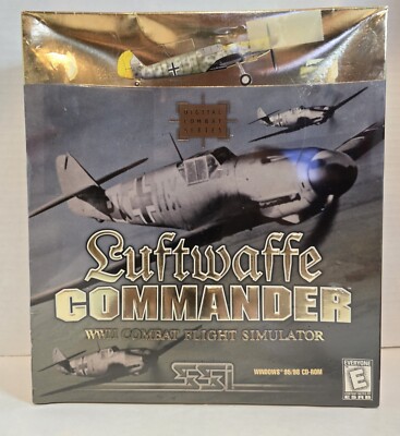 NEW BIG BOX PC GAME Luftwaffe Commander: WWII Combat Flight Simulator ...