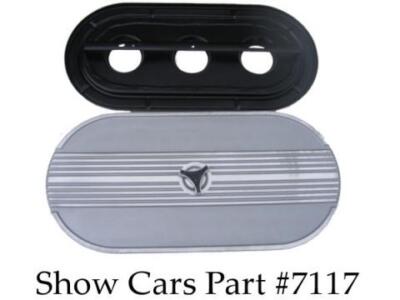 SMALL BLOCK SBC TRI POWER CHEVROLET ALUMINUM AIR CLEANER 5.5" CENTER TO ...