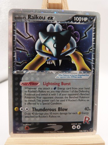 Pokemon Secret Rare Card - Raikou Ex 108/107 (Ex Deoxy's) | eBay